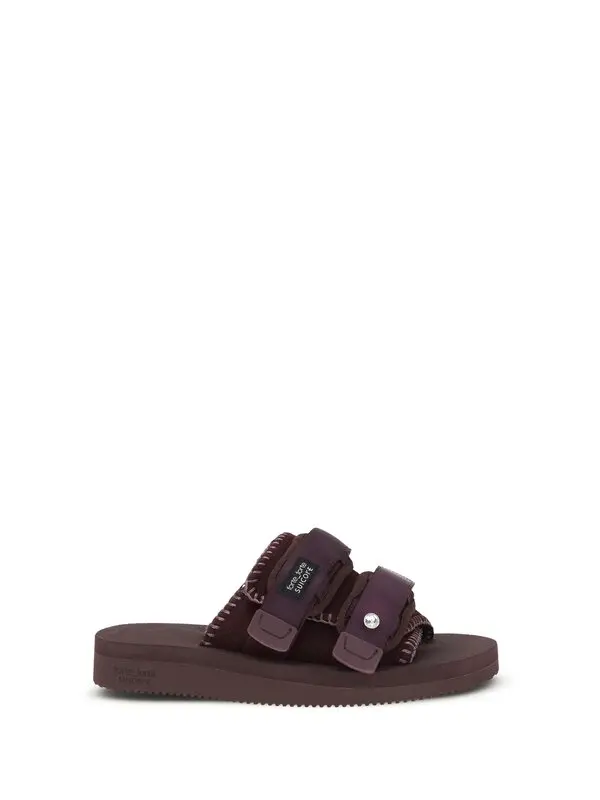 FORTE_FORTE Double-strap Sandals - Purple
