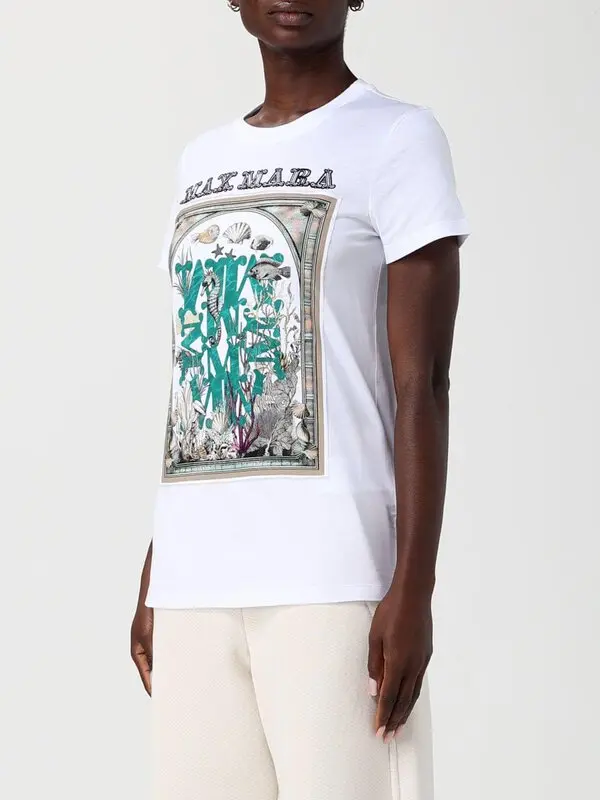 Max Mara Printed Cotton T-shirt