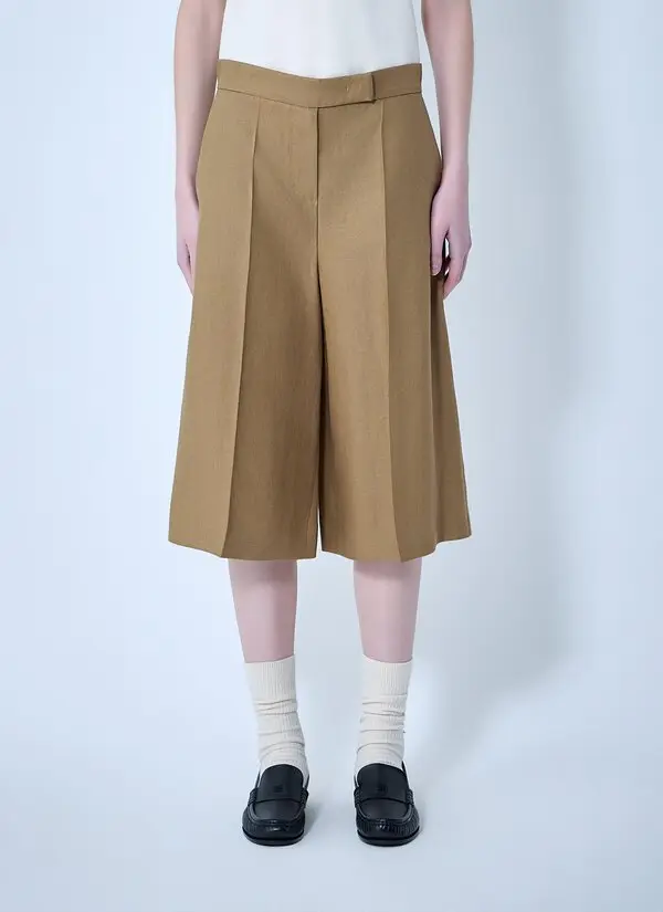 Max Mara Linen Bermuda Shorts