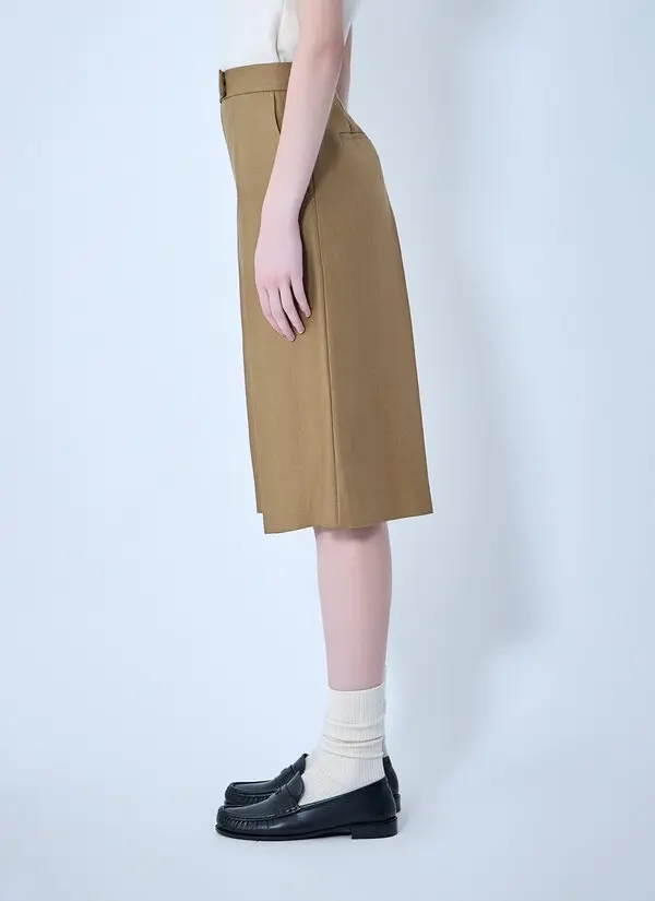 Max Mara Linen Bermuda Shorts