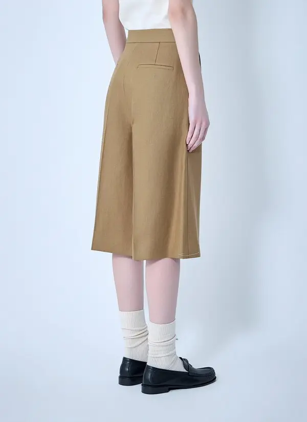 Max Mara Linen Bermuda Shorts