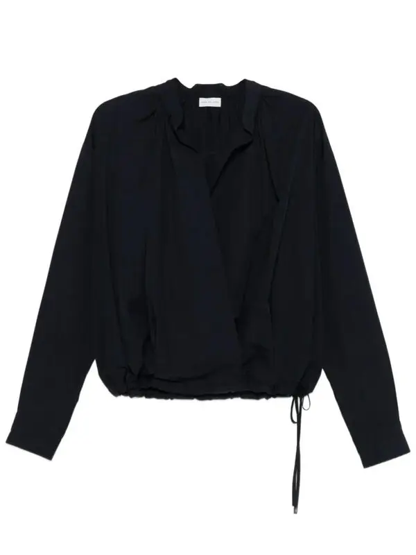 Dries Van Noten Cenver Cotton Shirt - Blue