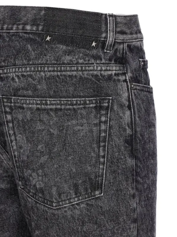 GOLDEN GOOSE Journey` Skate Jeans `all Over Laser Flowers - Multicolor
