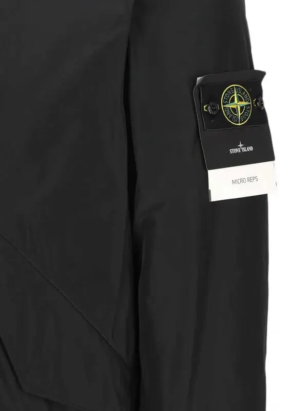 Stone Island Logo-patch Hooded Sweatshirt