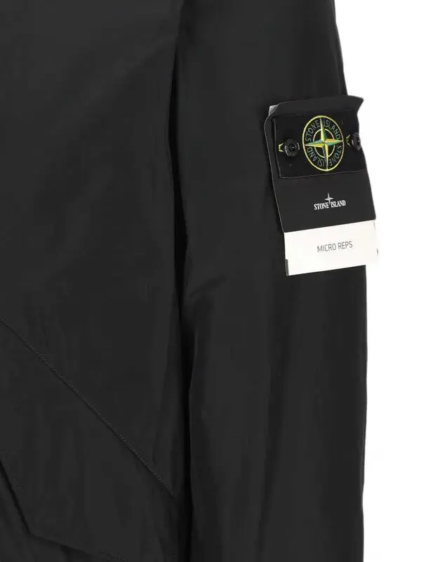 Stone Island Logo-patch Hooded Sweatshirt