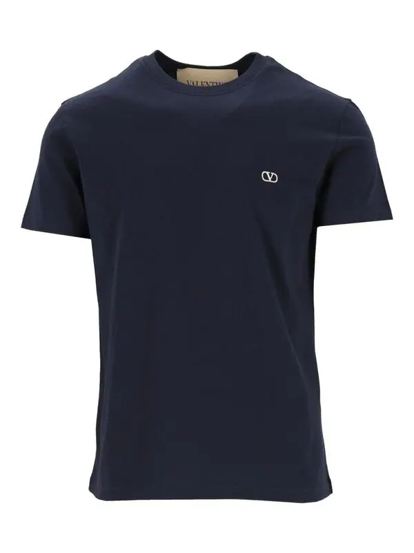 Valentino Garavani Cotton Jersey T-shirt - Blue