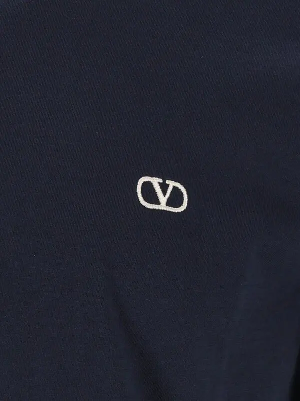 Valentino Garavani Cotton Jersey T-shirt - Blue
