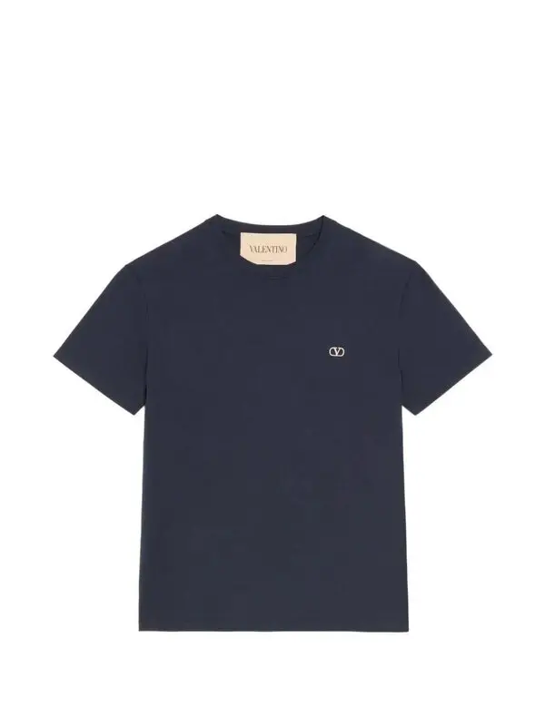 Valentino Garavani Cotton Jersey T-shirt - Blue