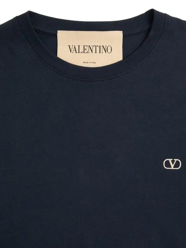 Valentino Garavani Cotton Jersey T-shirt - Blue