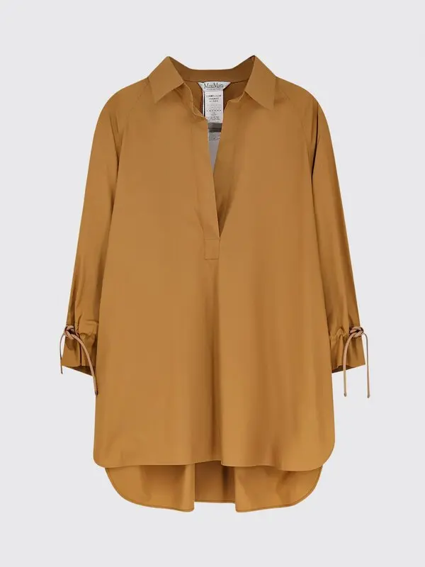 Max Mara Cotton Poplin Shirt - Brown