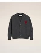AMI Paris V-neck Cardigan - Multicolor