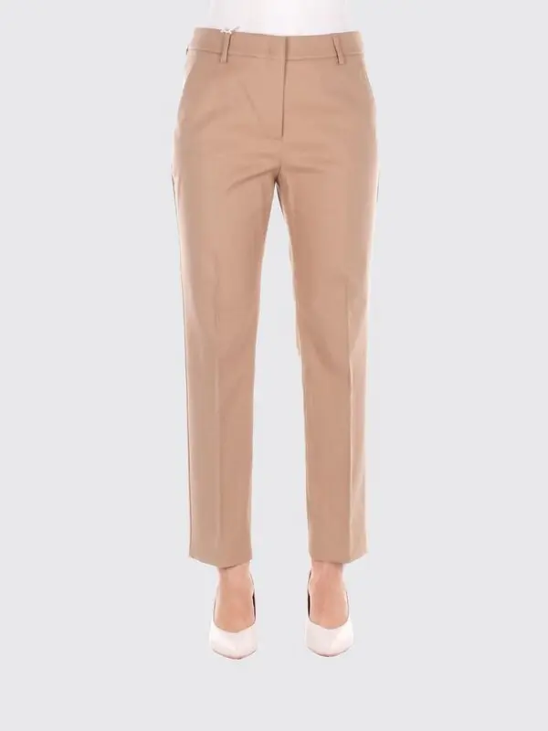 Max Mara Cotton Trousers - Brown