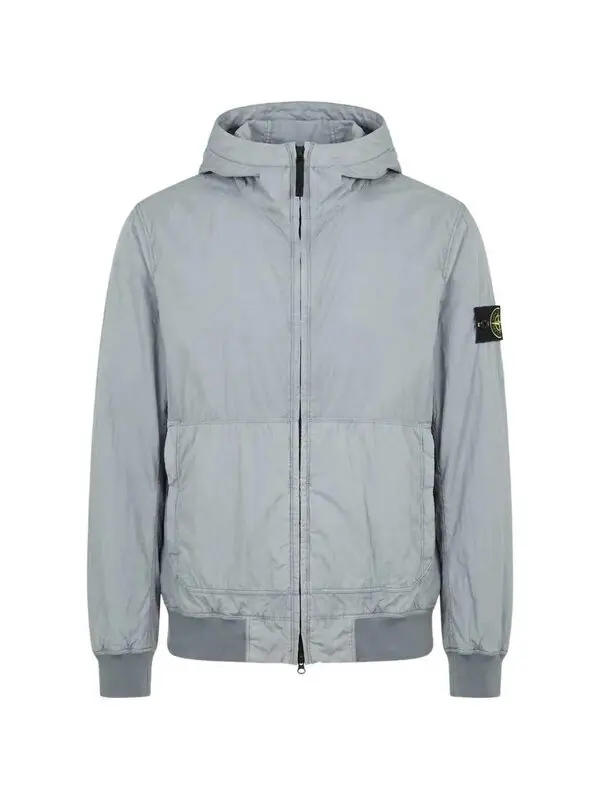 Stone Island Logo-patch Jacket - Gray