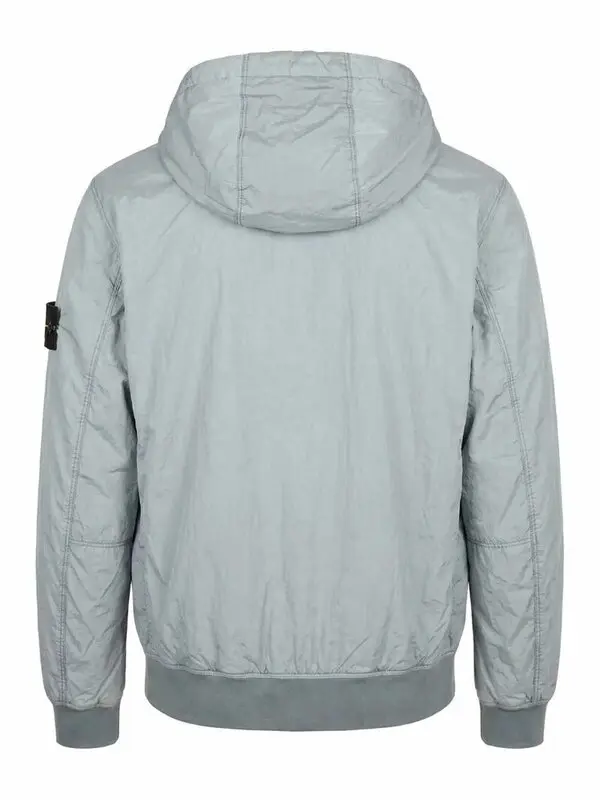 Stone Island Logo-patch Jacket - Gray