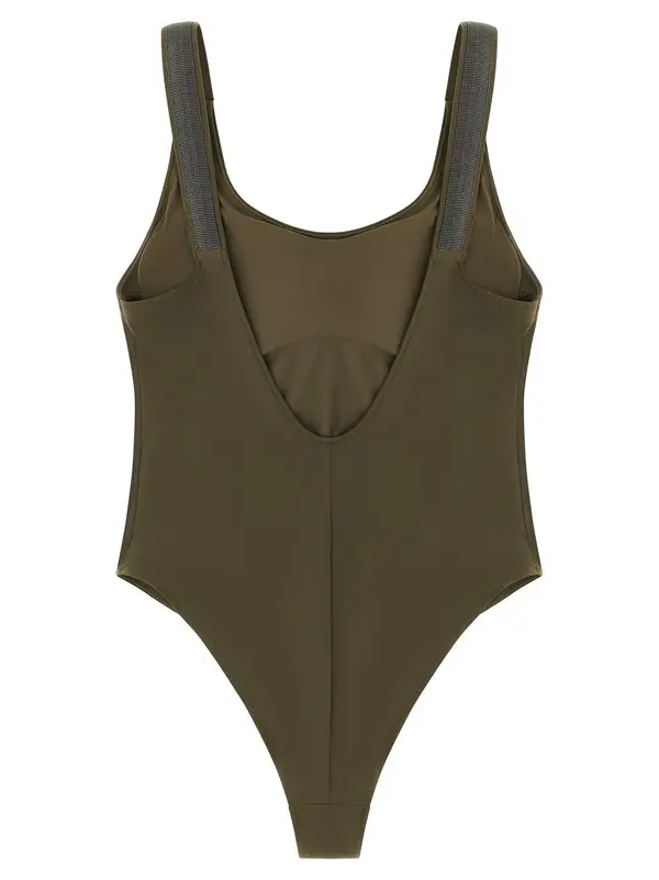 Brunello Cucinelli Precious Details One-piece Swimsuit