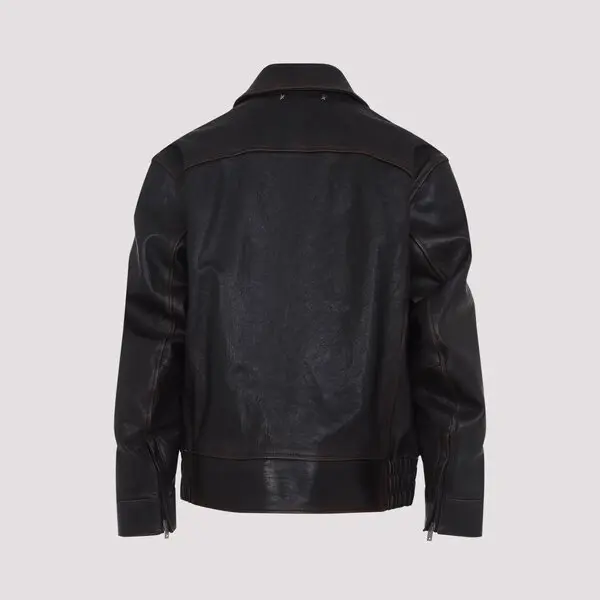 GOLDEN GOOSE Prince Nappa Leather Bomber Jacket