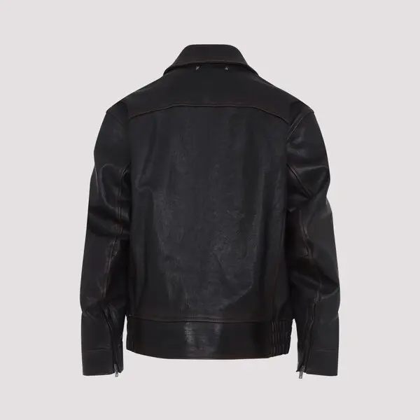 GOLDEN GOOSE Prince Nappa Leather Bomber Jacket