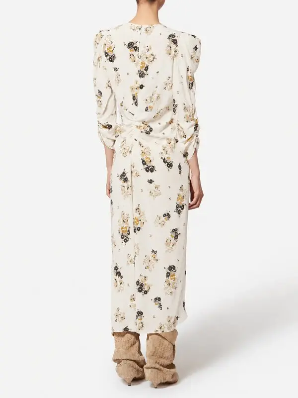 Isabel Marant Étoile Albini Printed Silk Midi Dress