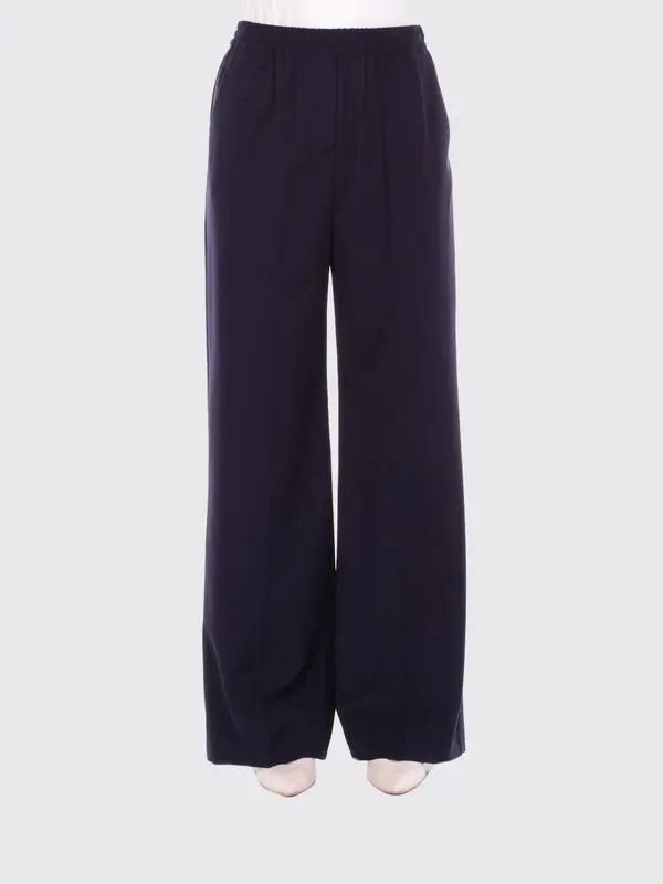 Max Mara Virgin Wool Trousers - Blue