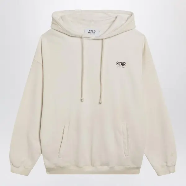 GOLDEN GOOSE Star Sweatshirt In Lived-in Effect Cotton