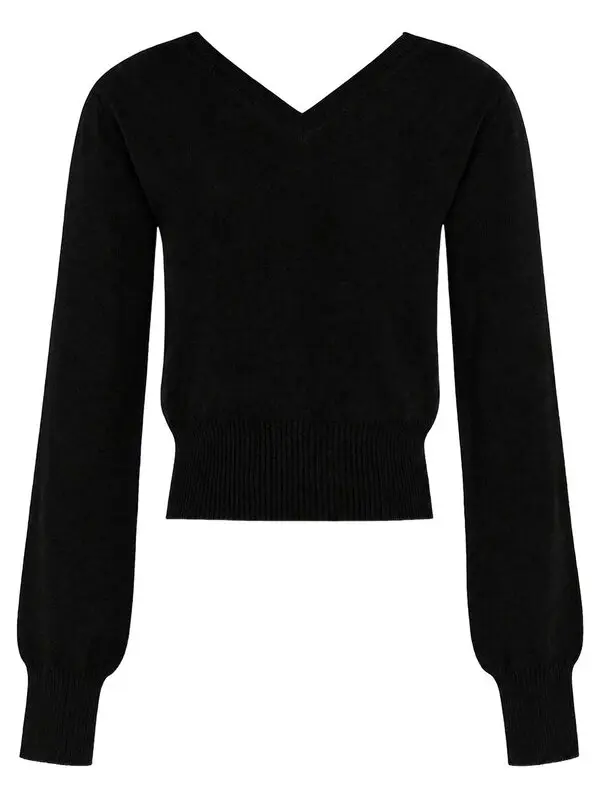 VIVIENNE WESTWOOD Bea V-neck Jumper - Black