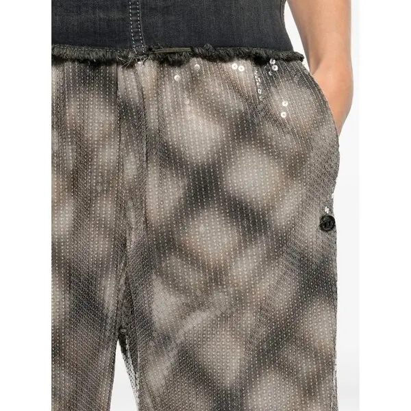 DIESEL® Neutrals Trousers Palazzo Pants