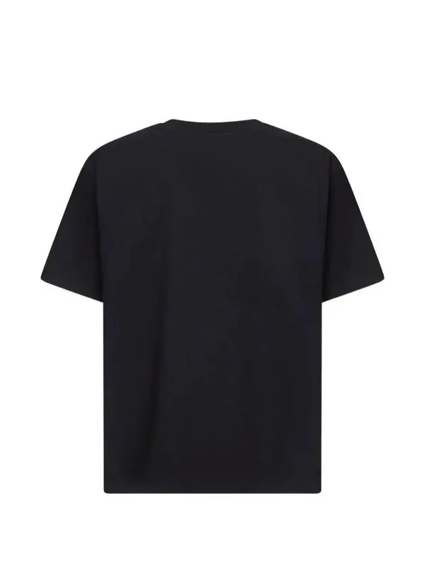 Stone Island T-shirt With Logo Patch - Black