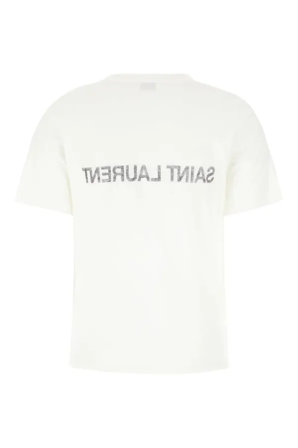 Saint Laurent Logo Print T-shirt - Multicolor