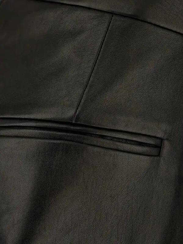 Alberta Ferretti Leather Pants