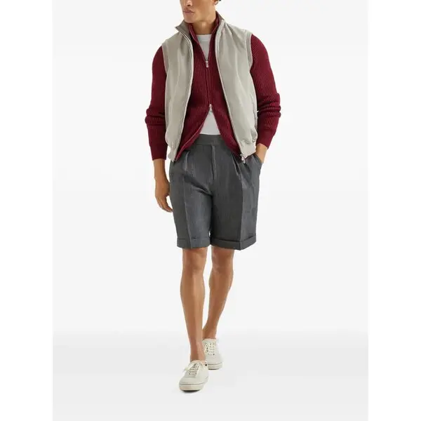 Brunello Cucinelli Neutrals Jackets Waistcoats & Gilets