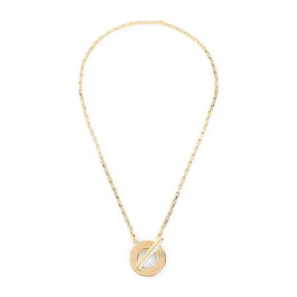 Celine Triomphe Gold-finish Brass Necklace - Silver