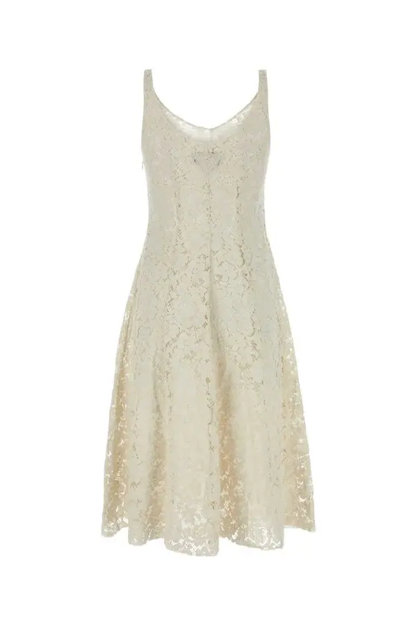 Prada Ivory Lace Dress