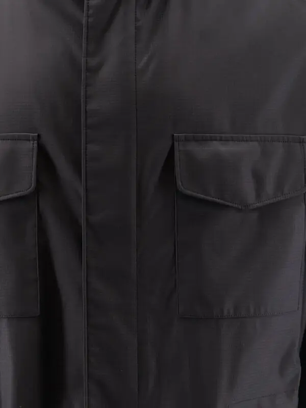 Loro Piana Traveller Field Jacket With Pied-de-poule Pattern