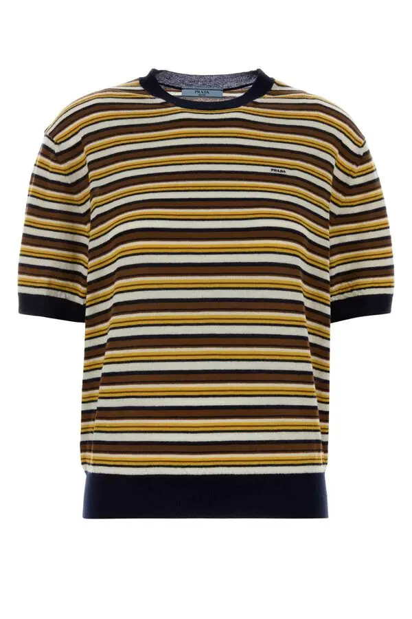 Prada Embroidered Cashmere Sweater - Multicolor