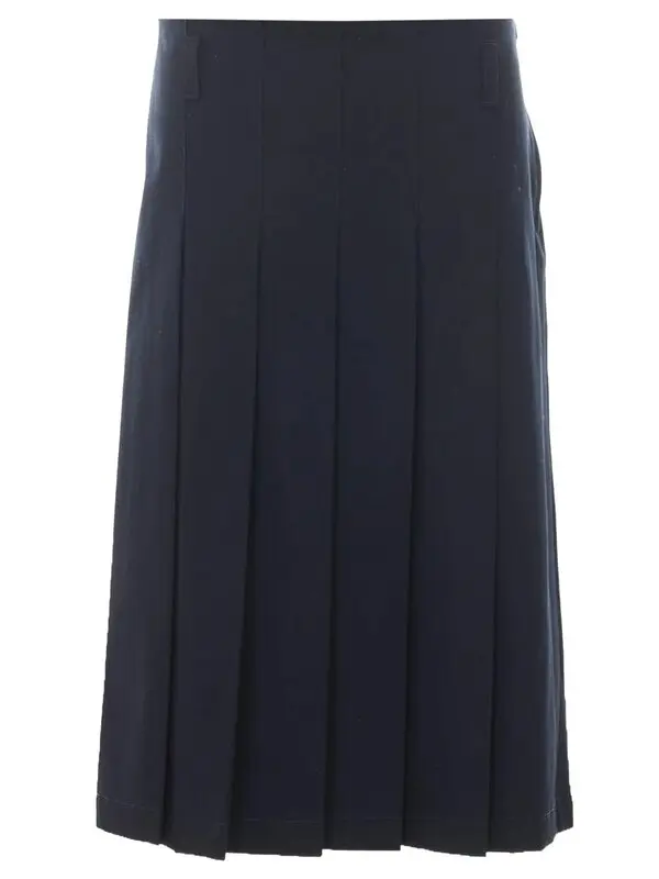 A.p.c. Alice Gabardine Midi Skirt - Blue