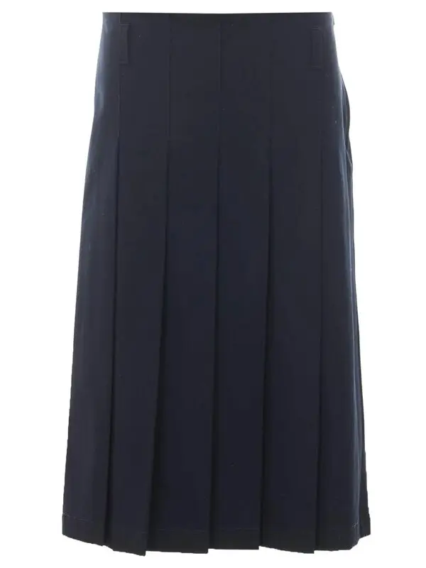 A.p.c. Gabardine Midi Skirt - Blue