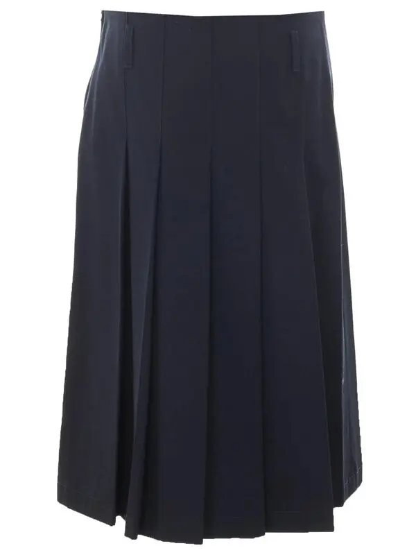 A.p.c. Gabardine Midi Skirt - Blue
