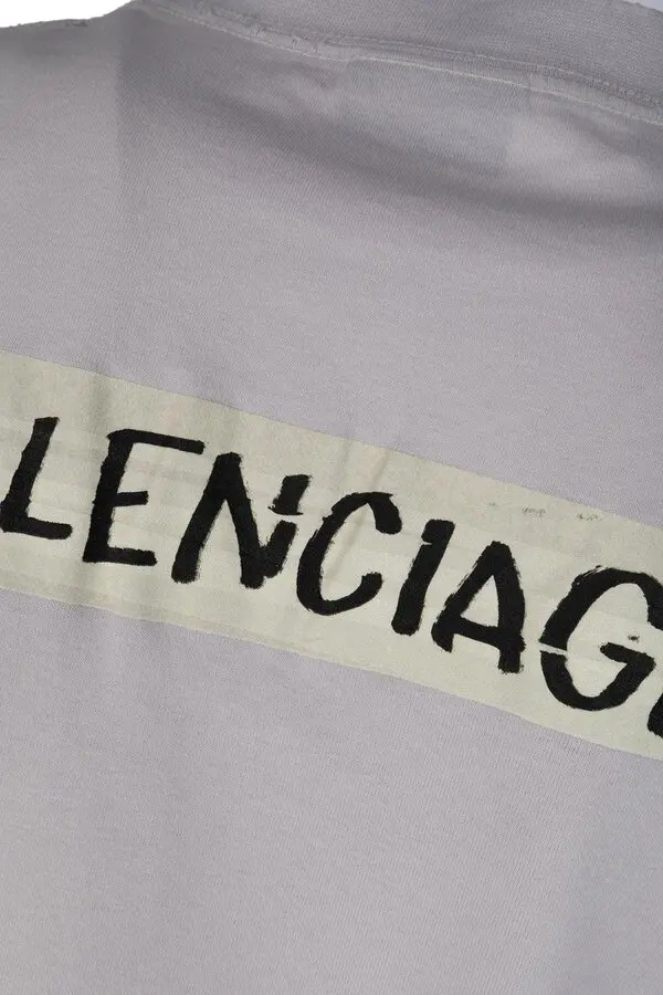 Balenciaga Cotton Jersey T-shirt - Multicolor