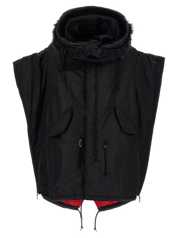 Junya Watanabe Oversized Down Jacket - Black