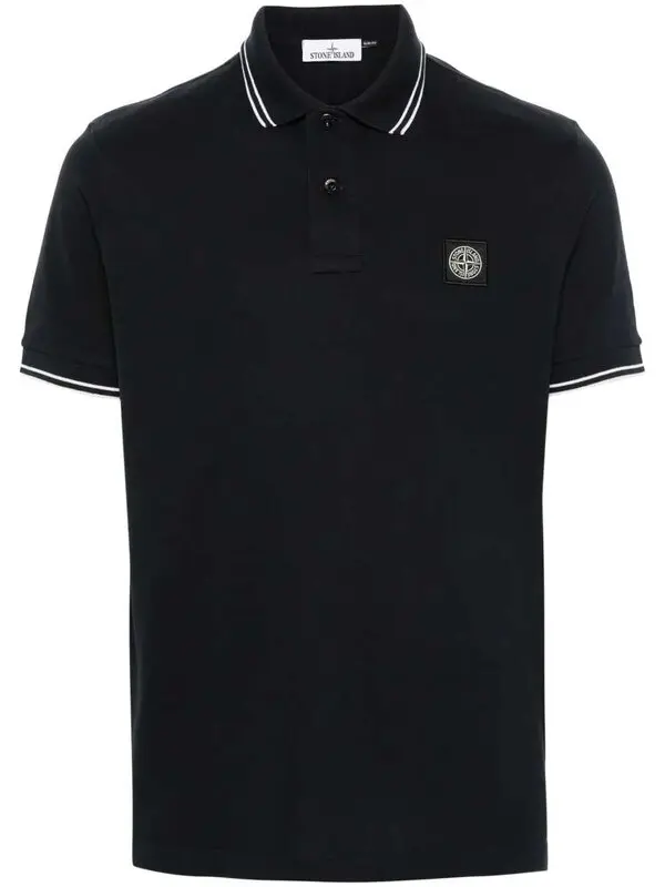Stone Island Compass Patch Polo Shirt
