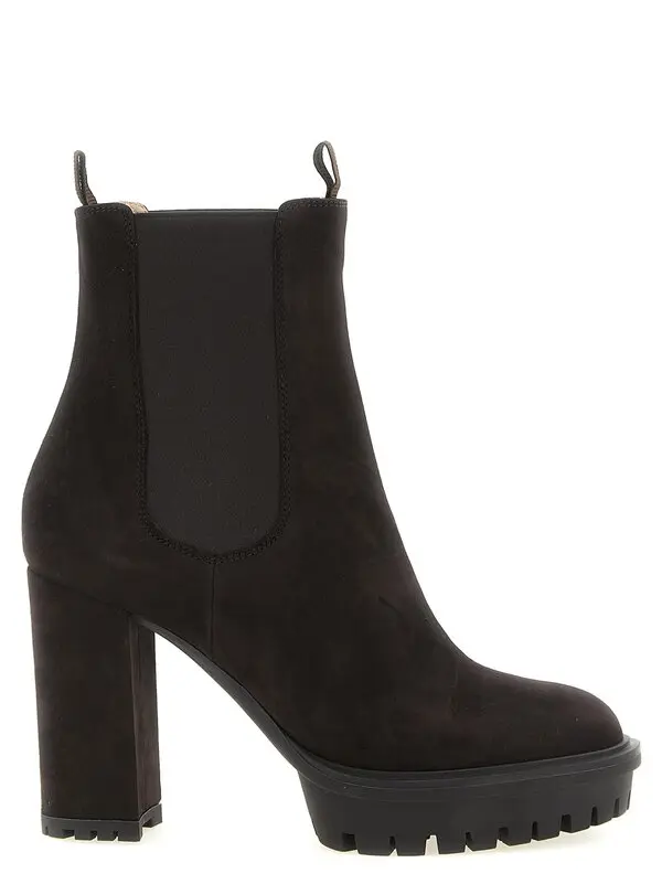 GIANVITO ROSSI Barry Ankle Boots - Brown