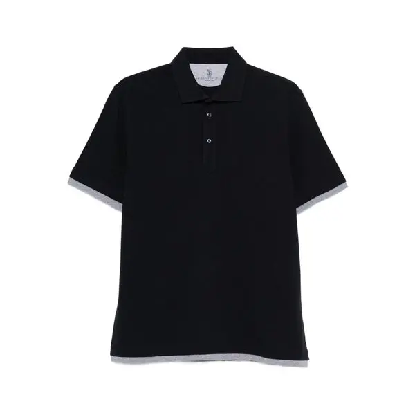 Brunello Cucinelli Polo Shirts - Blue