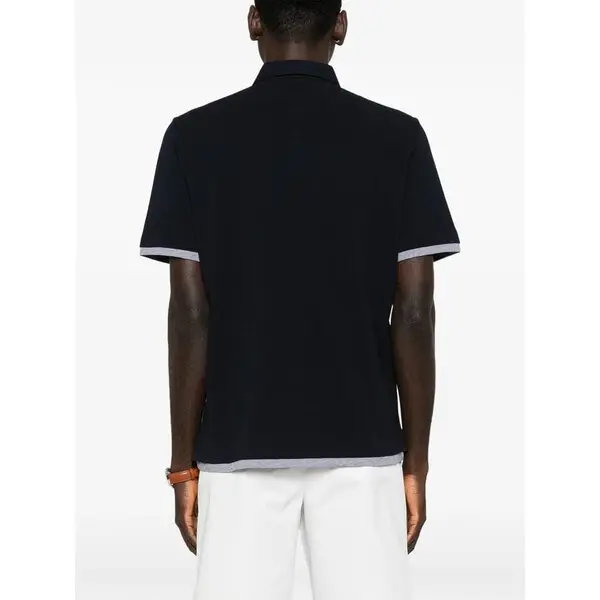 Brunello Cucinelli Polo Shirts - Blue