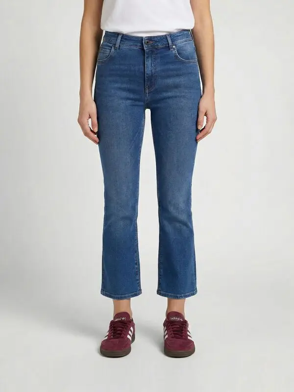 Max Mara Cropped Jeans - Blue