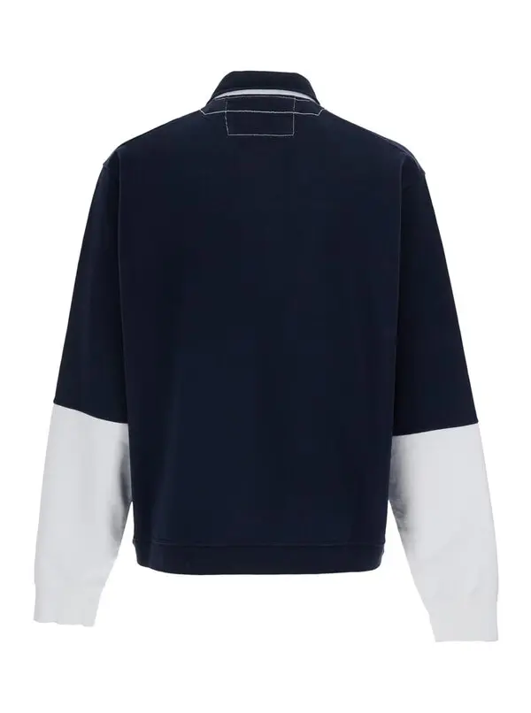 Dsquared2 Long-sleeve T-shirt With Patch Logo On The Front In Cotton For