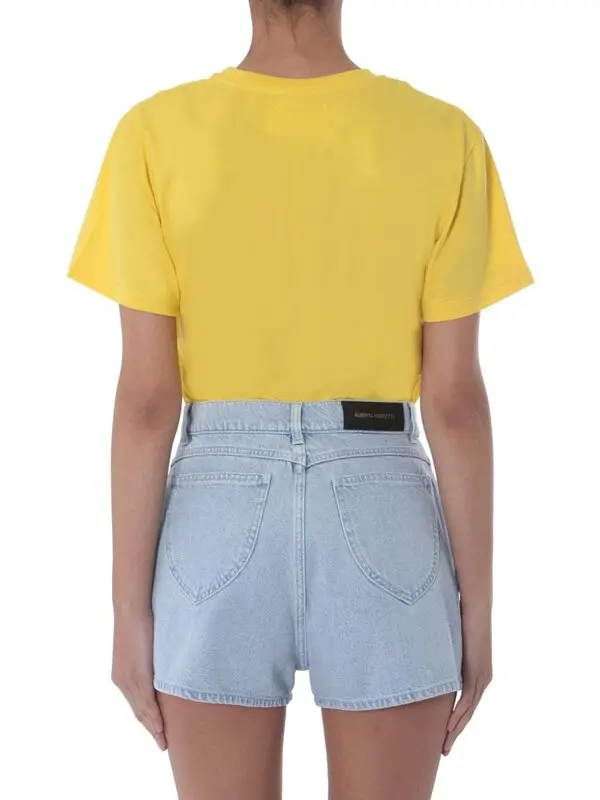 Alberta Ferretti Crew Neck T-shirt - Yellow