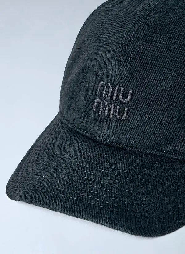 Miu Miu Drill Baseball Cap
