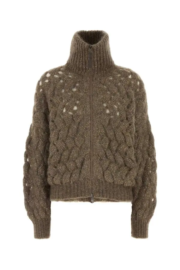 Brunello Cucinelli Mohair Blend Cardigan