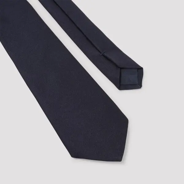 Giorgio Armani Silk Neck Tie - Blue