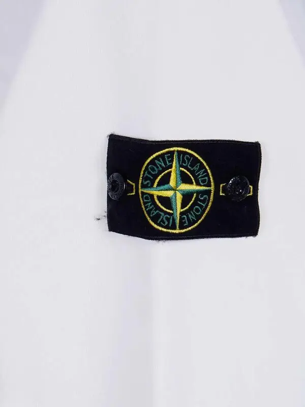 Stone Island Raglan Sleeve Sweatshirt - White